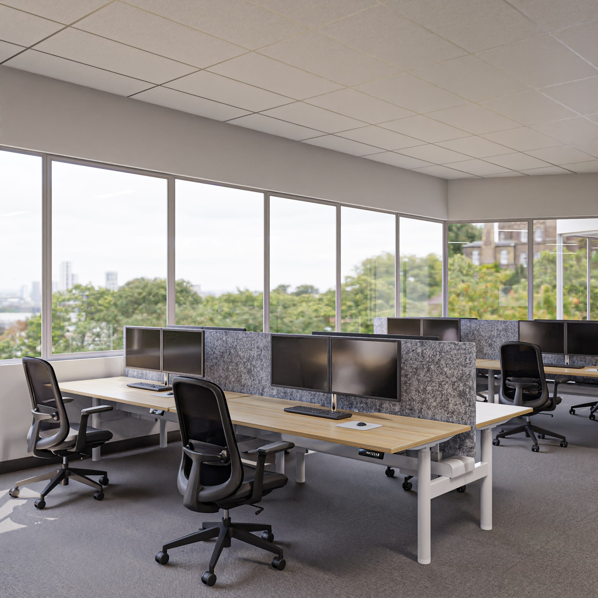 Volt sit to stand electric workstation