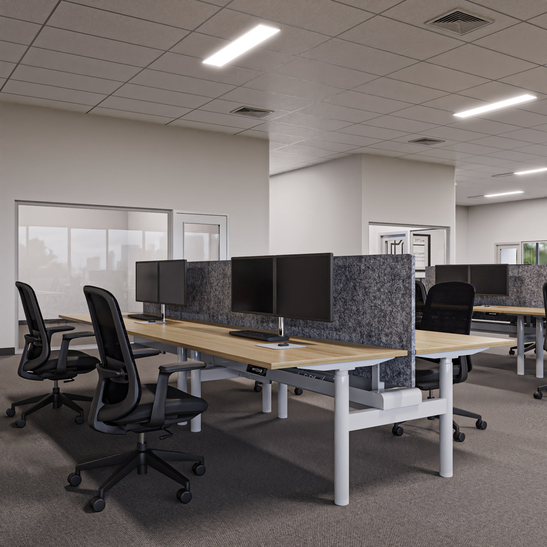 Volt sit to stand electric workstation