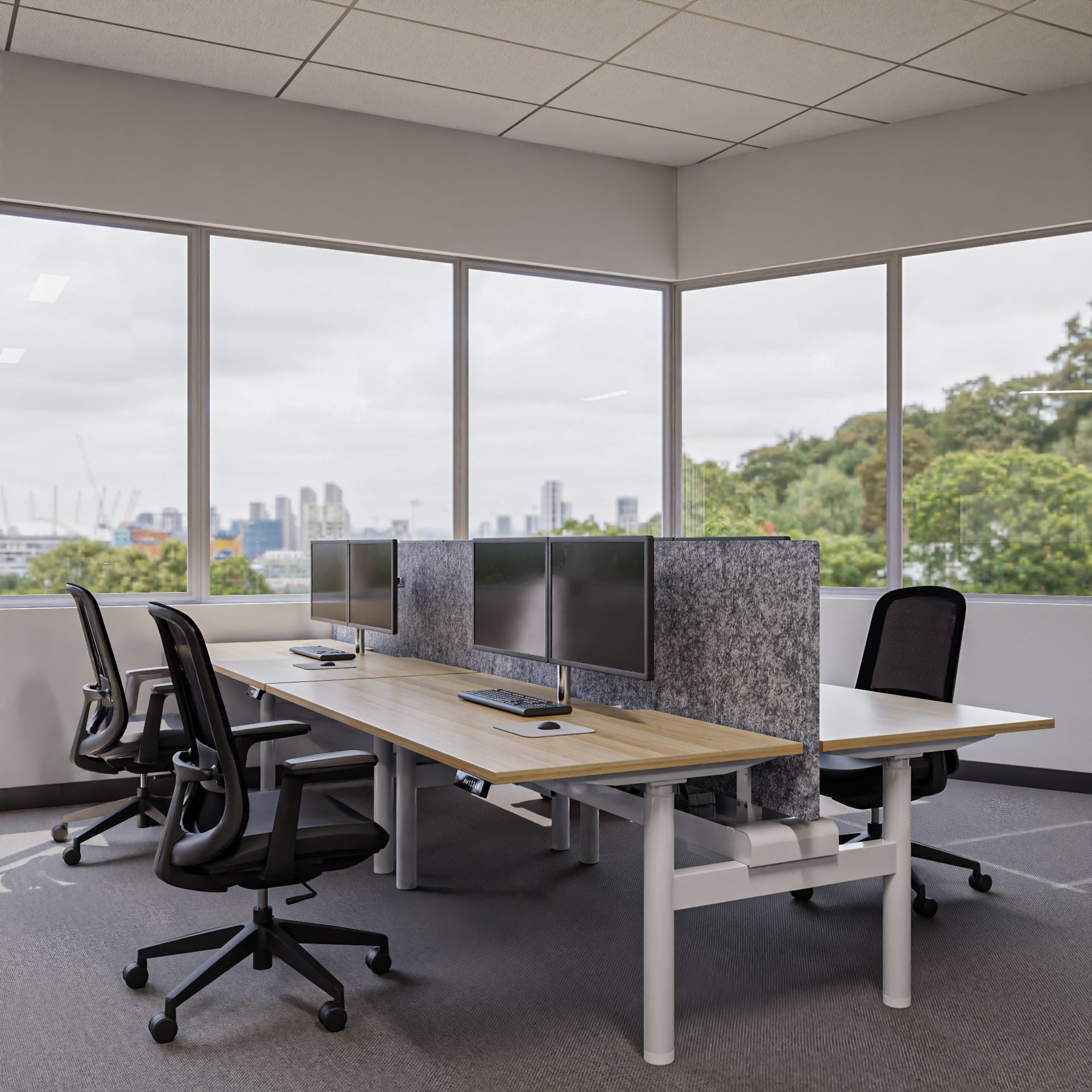 Volt sit to stand electric workstation